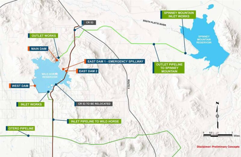Construction & Operations - Wild Horse Reservoir