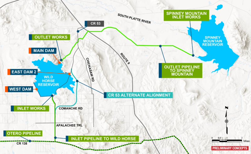 Construction & Operations - Wild Horse Reservoir